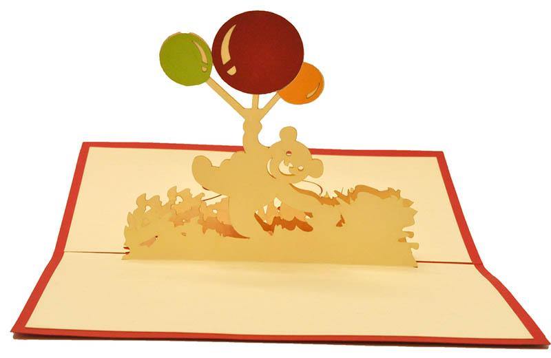 Bear Birthday – Henry Pop-Up Cards