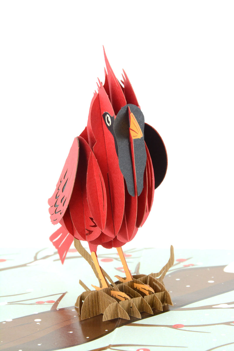 Cardinal Bird 12x18 – Henry Pop-Up Cards