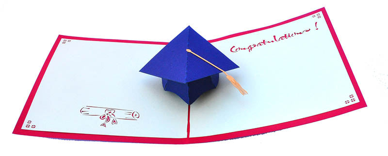 Graduation Hat – Henry Pop-Up Cards