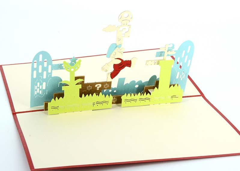 Super Mario – Henry Pop-Up Cards